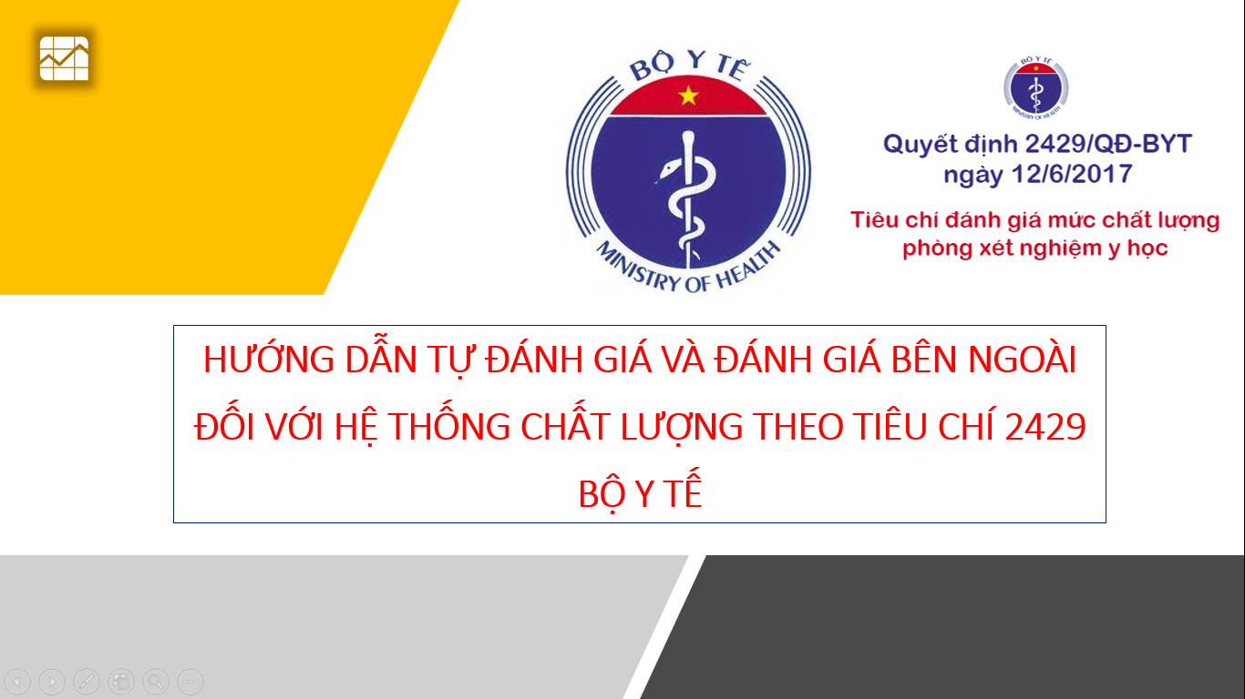 Hướng dẫn tự đánh giá và đánh giá bên ngoài đối với hệ thống chất lượng ...